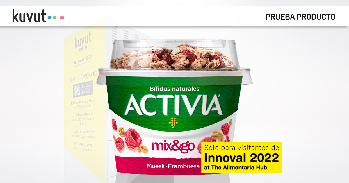 Activia topper muesli frambuesa en Innoval - Participar